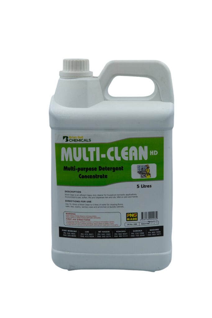 MULTI CLEAN HD MULTI- PURPOSE LIQUID DETERGENT (5 LITERS) - Brian Bell ...