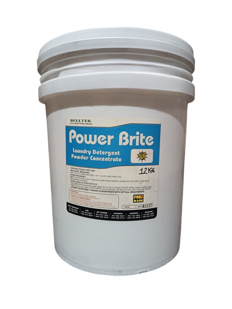 POWER BRITE LAUNDRY POWDER (12 KILOGRAMS) - Brian Bell Chemicals