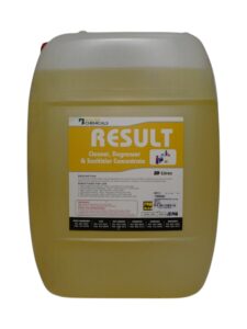 RESULT LIQUID CLEANER/DEGREASER/DISINFECTANT (20 LITERS) - Brian Bell Chemicals