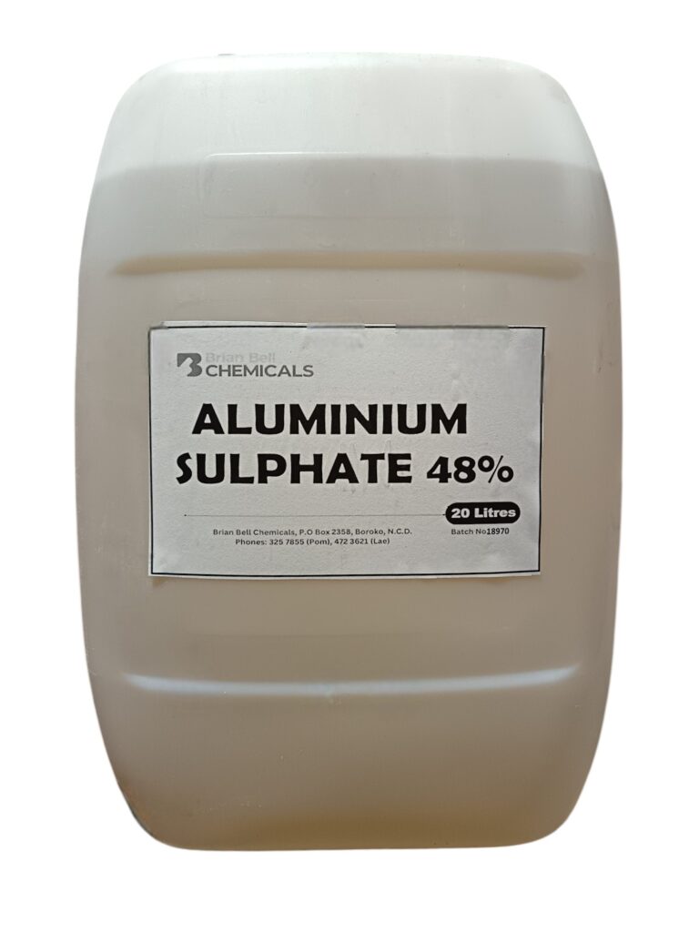 ALUMINIUM SULPHATE 48% SOLUTION (20 LITERS) - Brian Bell Chemicals