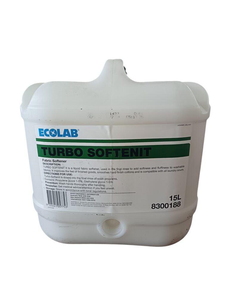 ECOLAB TURBO SOFTENIT LAUNDRY CONDITIONER (15 LITERS) - Brian Bell ...