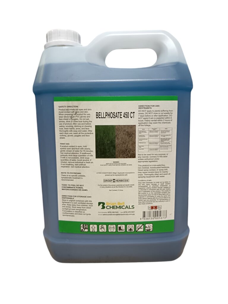 BELLPHOSATE 450 CT (5 LITERS) - Brian Bell Chemicals